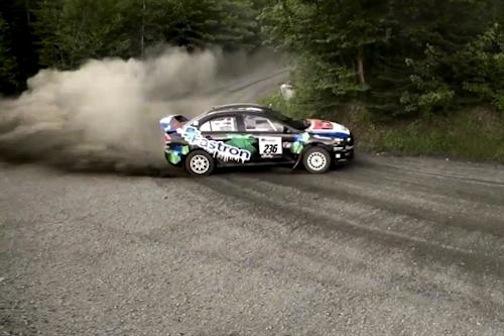 Mitsubishi Evolution X gets ready for New England Forest Rally [video ...